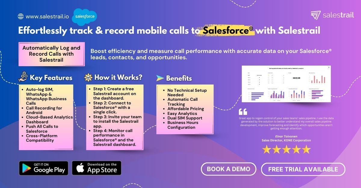 A Step-by-Step guide to integrating Salestrail with Salesforce