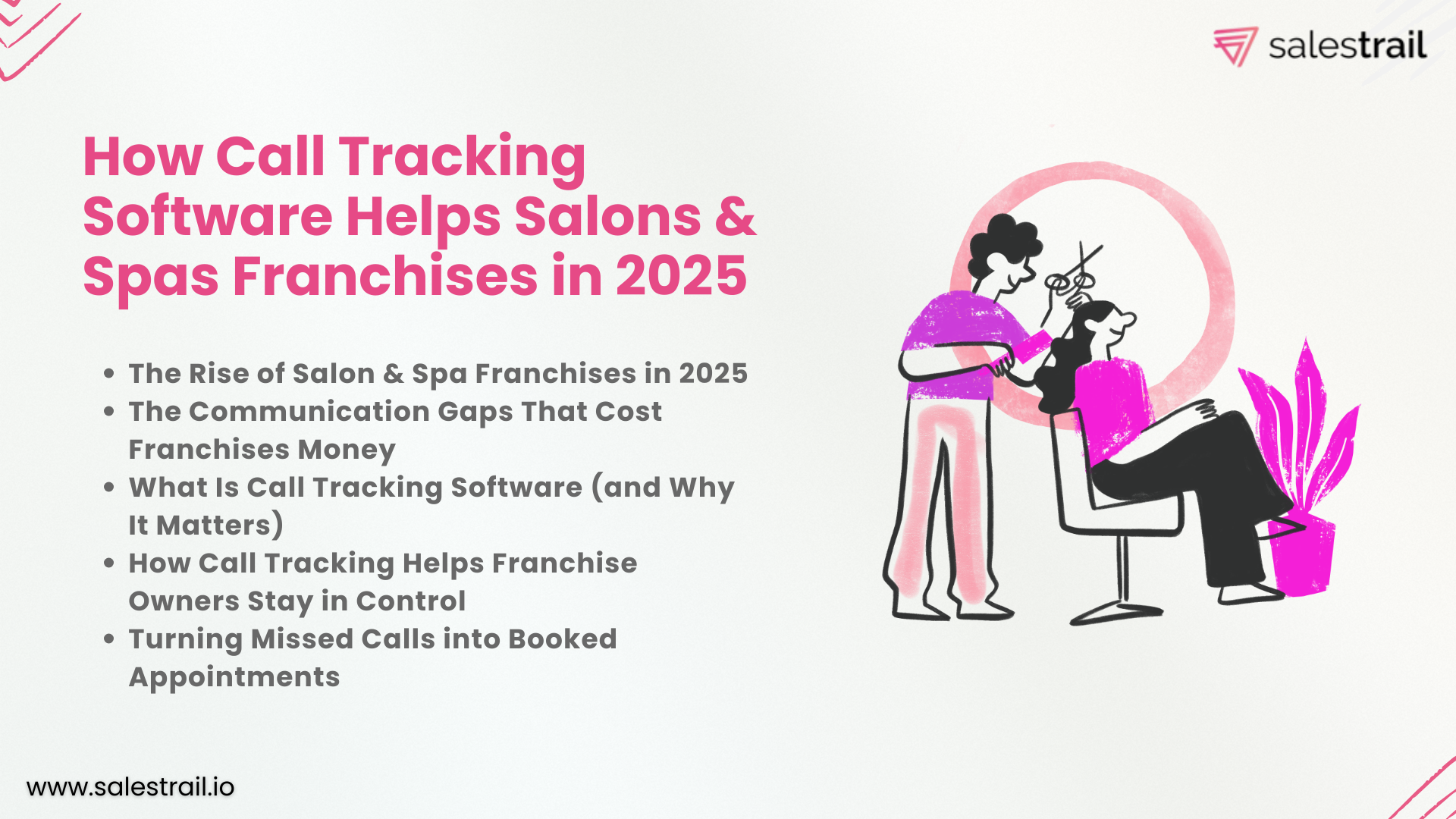How Call Tracking Software Helps Salons & Spas Franchises in 2025